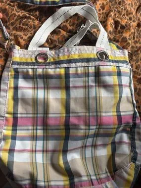 Aeropostale | Bags | Y2k Aeropostale Pink Blue Yellow Plaid Shoulder ...